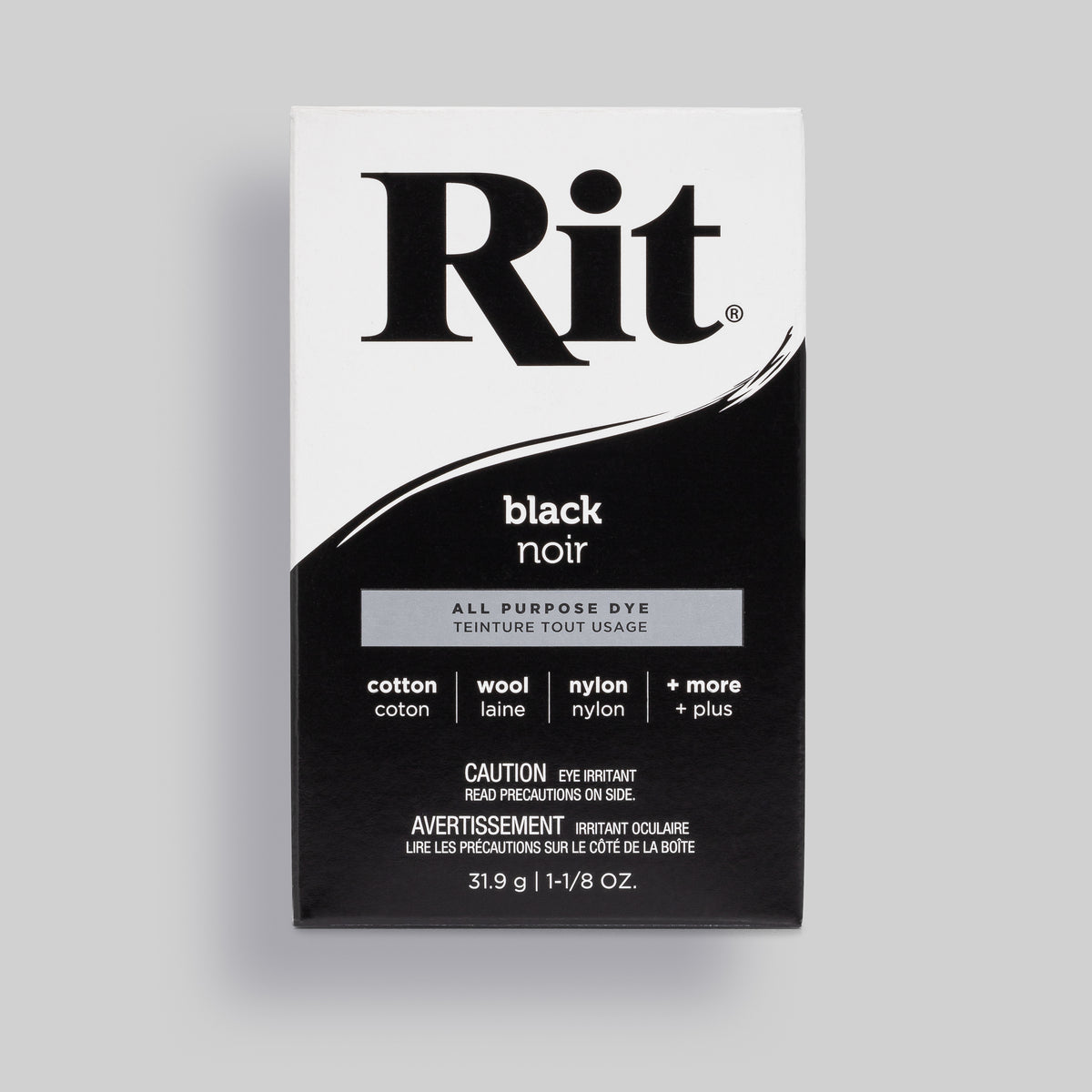 Black All-Purpose Powder Dye – Rit Dye Canada